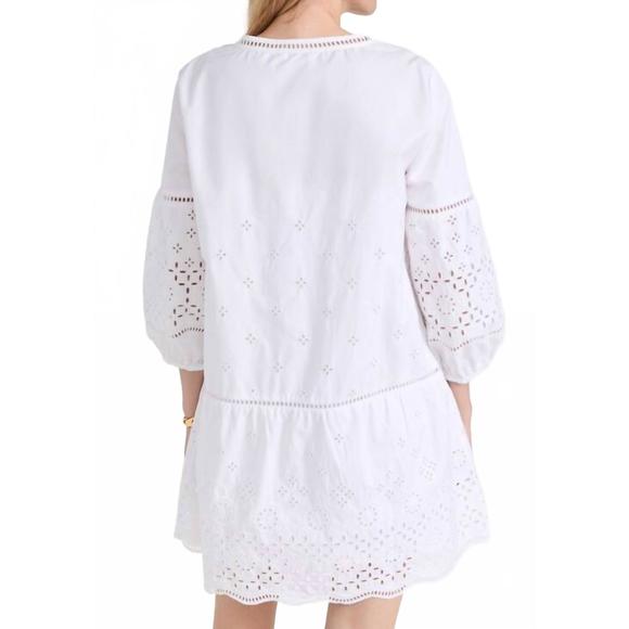 Club Monaco | Dresses | New Club Monaco Eyelet Mini Dress In White ...